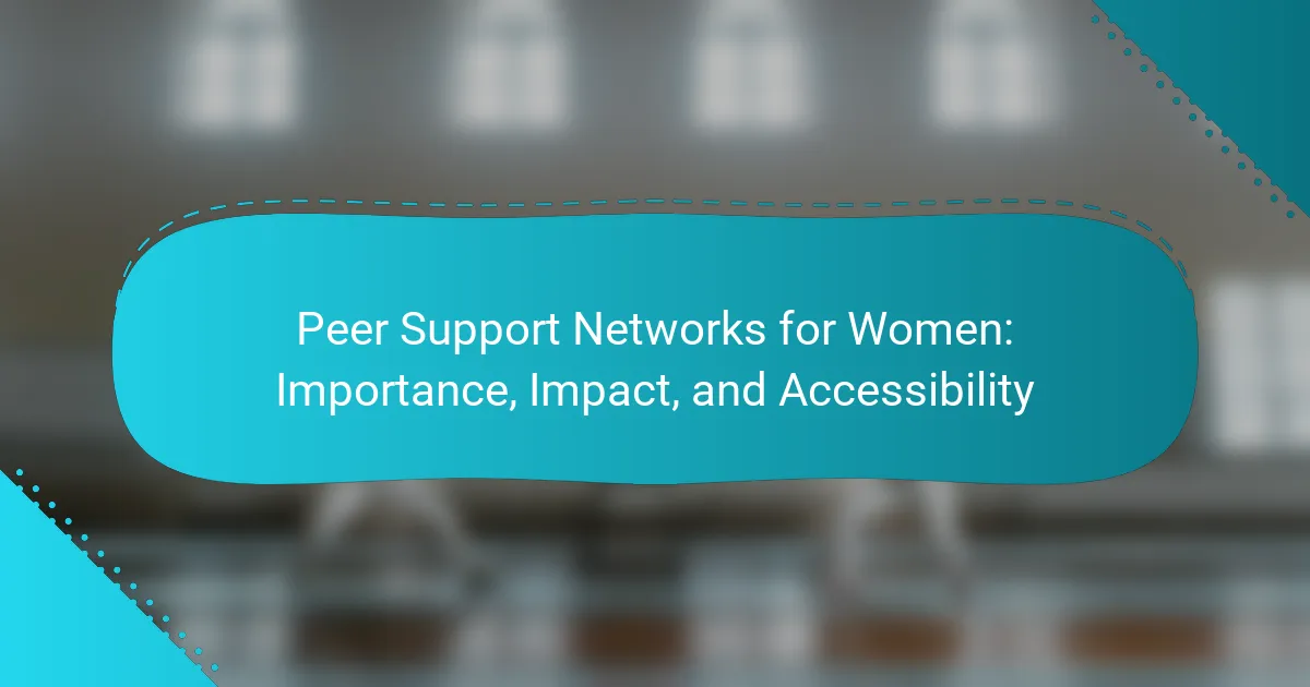 Peer Support Networks for Women: Viktighet, Innvirkning & Tilgjengelighet